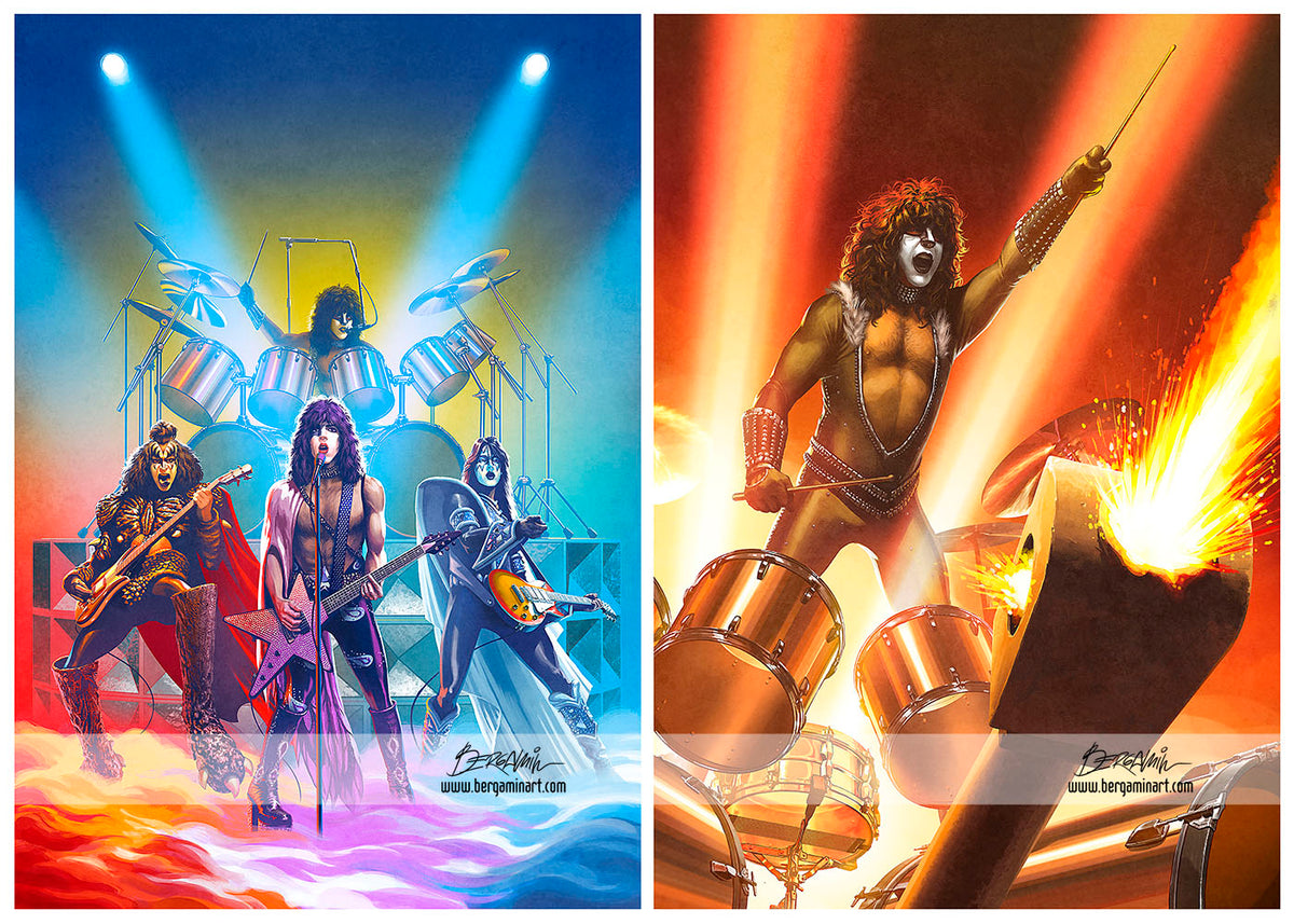 Unmasked '80 + Eric Carr '82 Bundle · Signed Art Prints – Bergamin Art